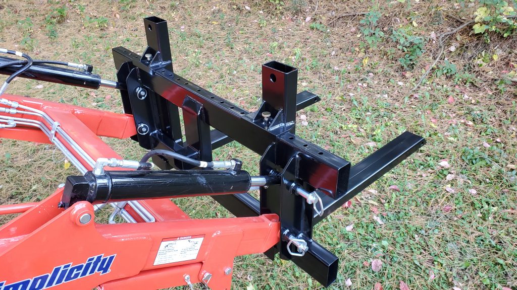 Simplicity Legacy XL Tractor Fork FEL Loader Attachment